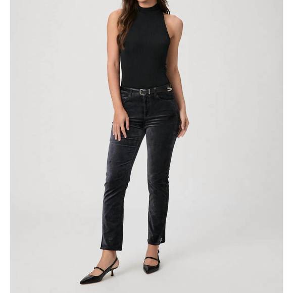 PAIGE | Jeans | New Paige Cindy Twisted Seam Slit Pants In Calico Blue ...